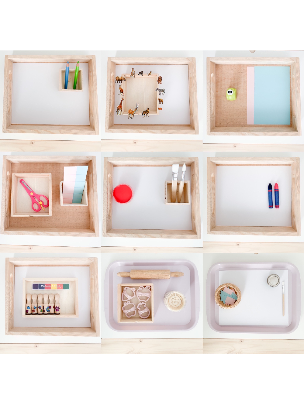 Art Tray Ideas - WonderHouse of Littles