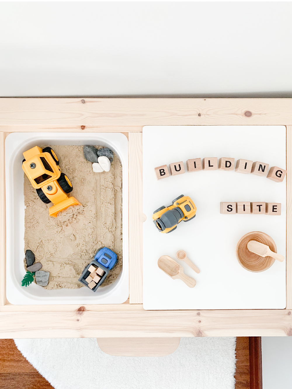 Building Site Sensory Play - WonderHouse of Littles
