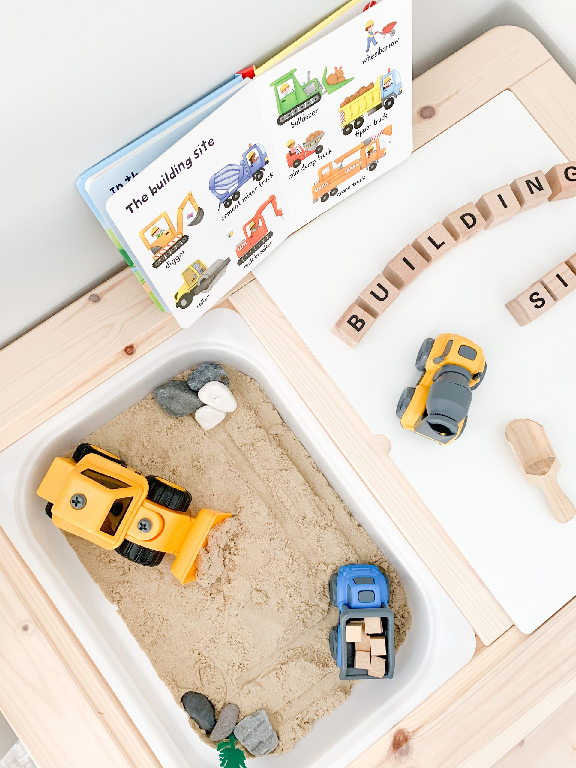 Building Site Sensory Play - WonderHouse of Littles